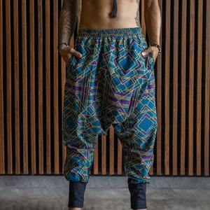 Men's Harem Pants Rave & Festival Outfit Psychedelic / VALO Spirit ...