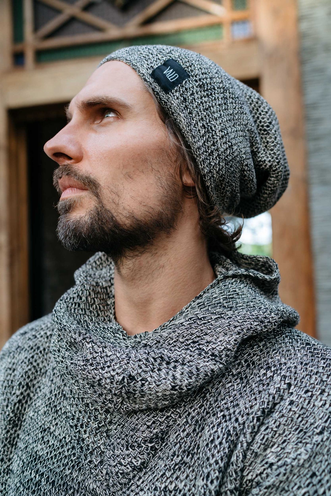 Men Beanie Hat, Bamboo Beanie, Oversized Hat, Men Cotton Beanie ...