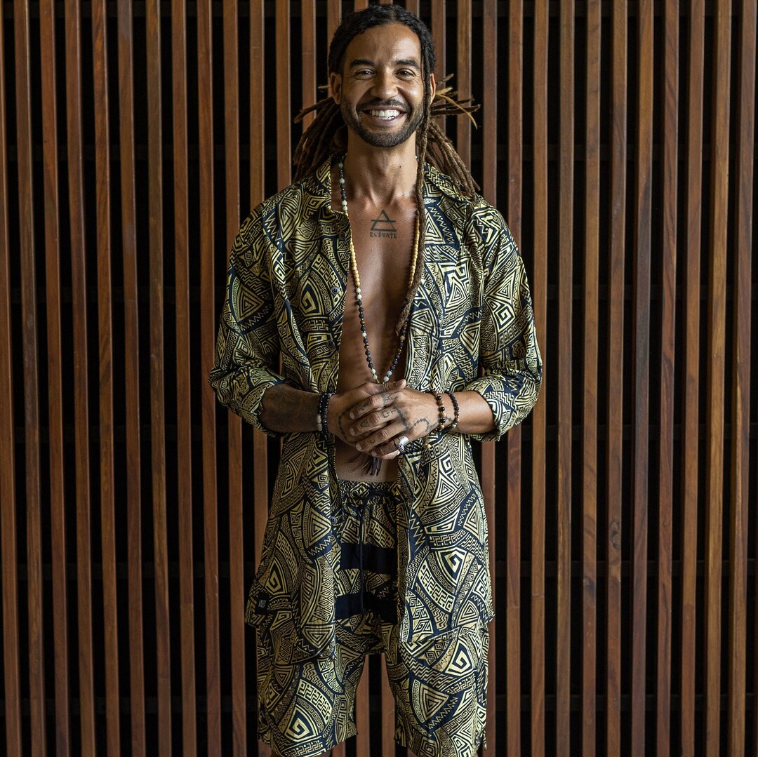 Shaman Shirt, Burning Man Clothing Men, Tribal Shirt, Mandala Clothing ...