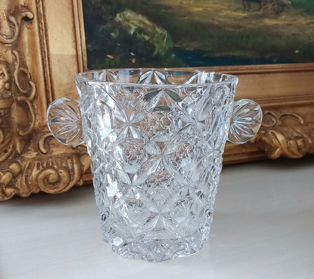 Lead Crystal Ice Bucket Wine Bucket Crystal Vase - Etsy