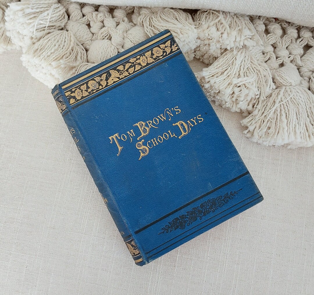 Tom Brown's School Days by T. Hughes 1882 Antique 1800's Book Victorian ...