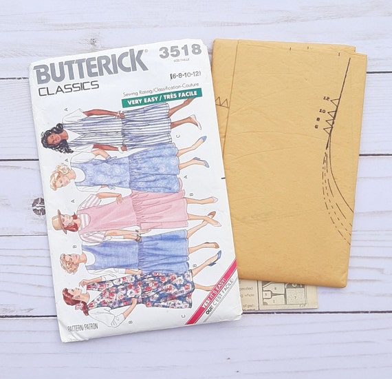 Vintage Butterick Classics Pattern Maternity Jumper and Top | Etsy