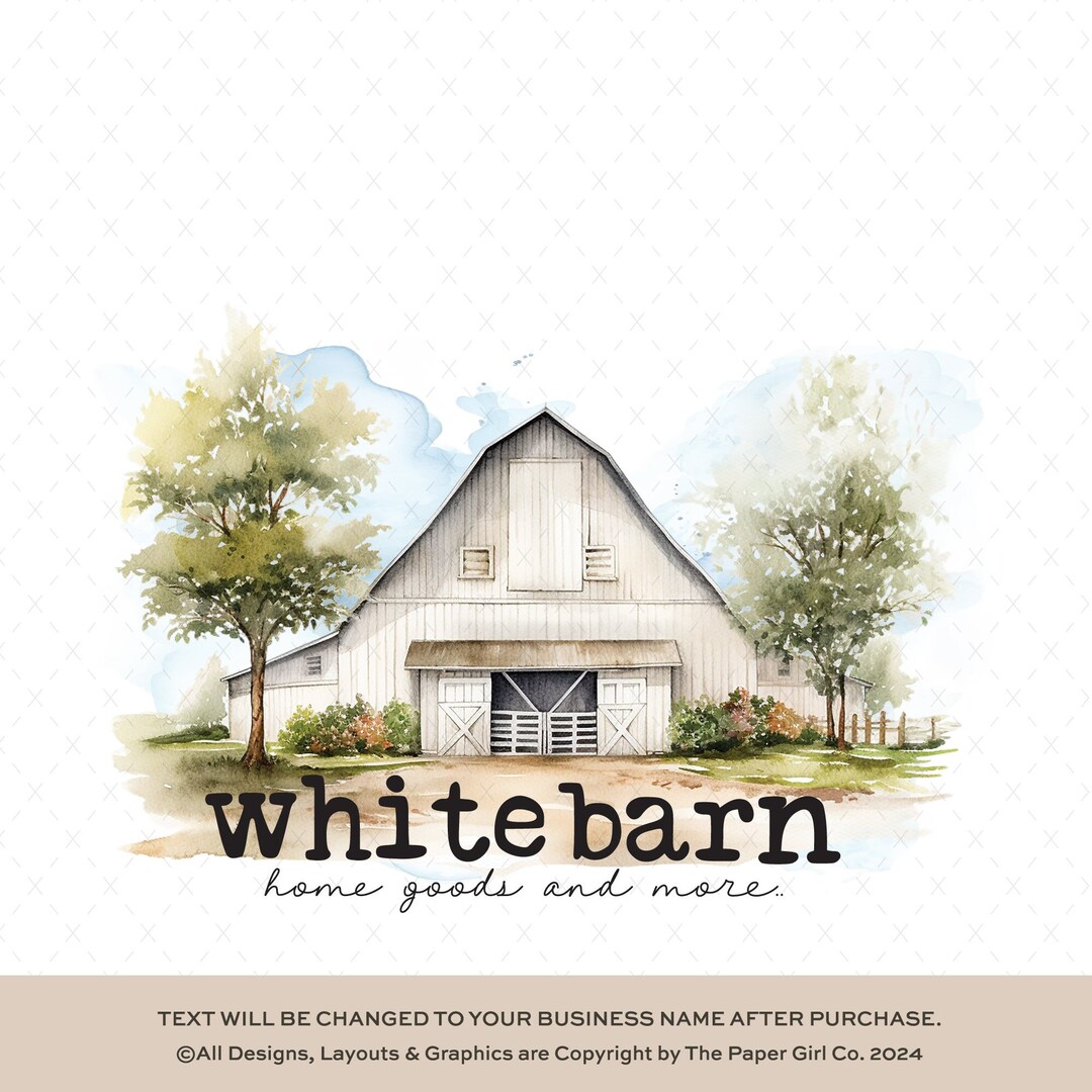 Farmhouse Logo | Rustic Logo | Cottage House Logo | Vintage Logo ...