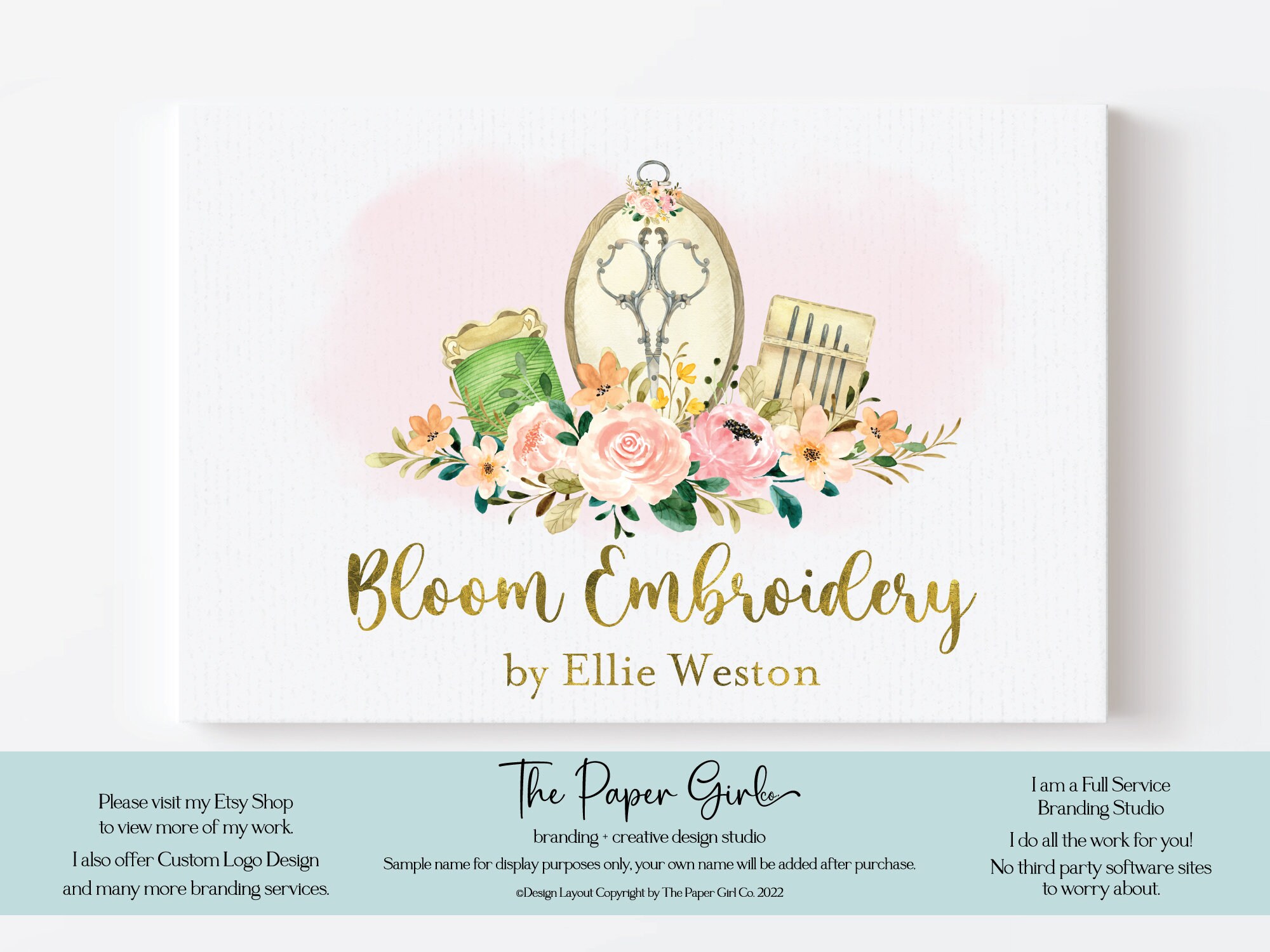 Stationery Paper & Party Supplies Scissor Logo Business Logo Branding ...