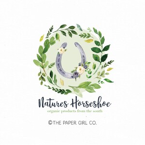 Horseshoe Logo Boho Logo Boho Chic Logo Boho Style Logo Photography ...