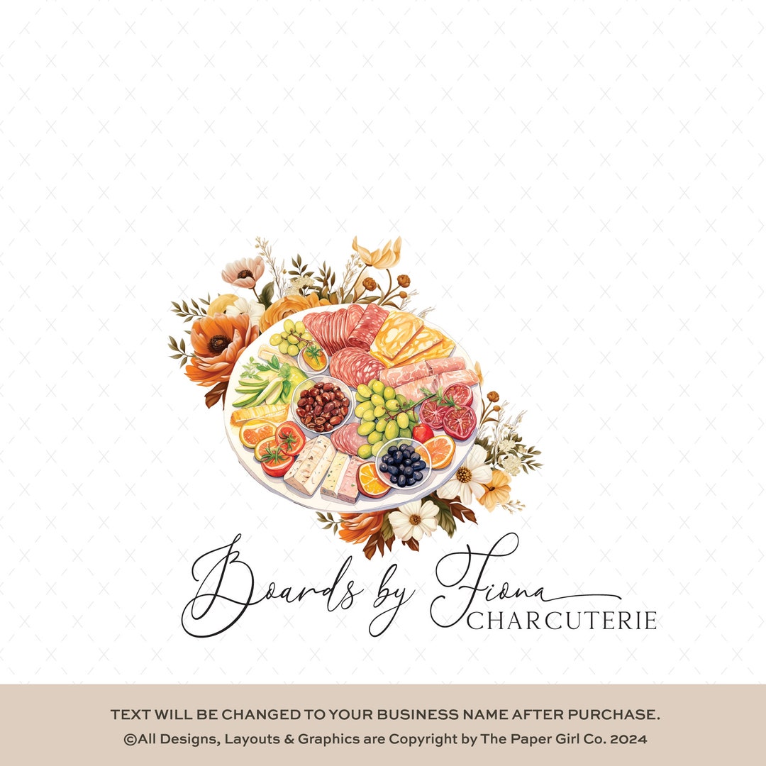 Food Logo | Charcuterie Picnic Logo | Business Logo | Custom Cutting ...