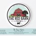 Red Barn Logo Farming Logo Ranch Logo Wedding Venue Logo - Etsy