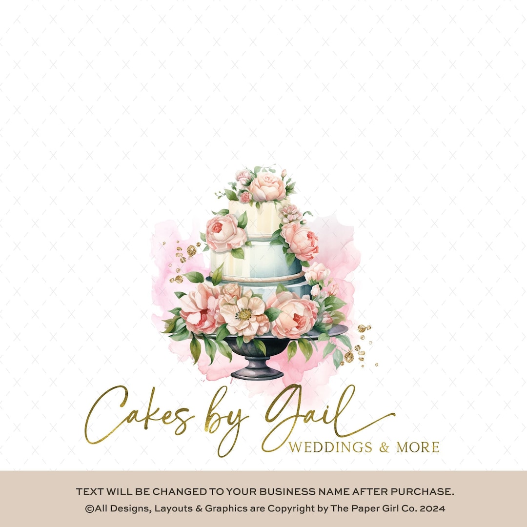 Cake Logo | Graphic Design | Custom Logo | Bakery Logo | Pastry Logo ...