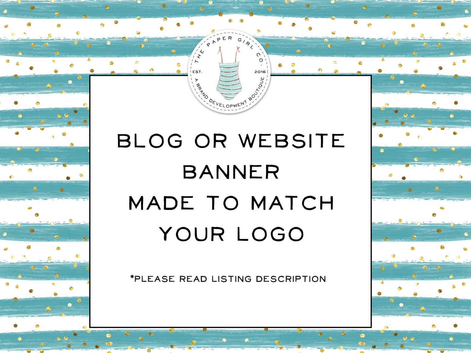 Blogger banner blog banner sito web intestazione web banner | Etsy