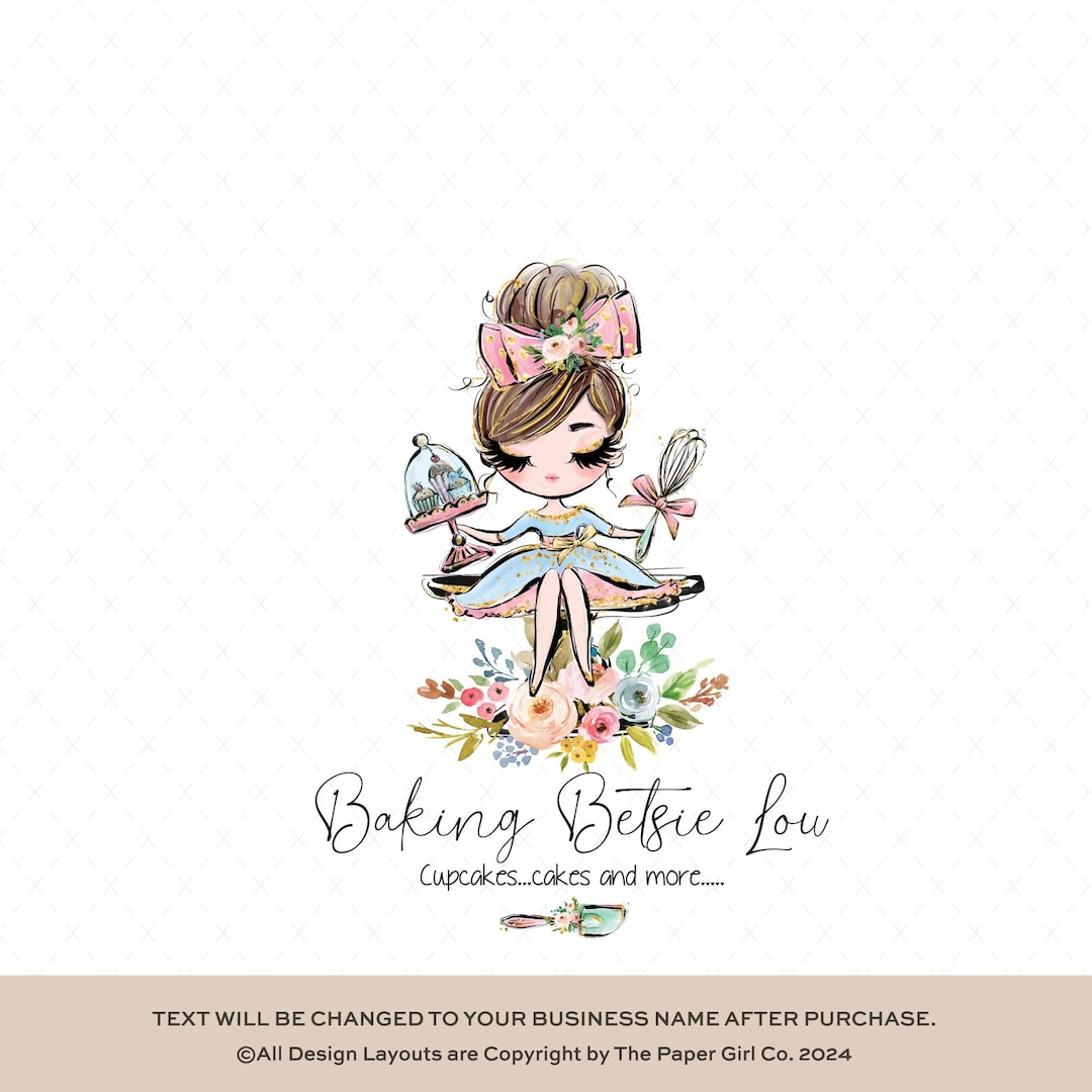 Bakery Logo Design | Cake Logo | Baking Business Logo | Premade Logo ...