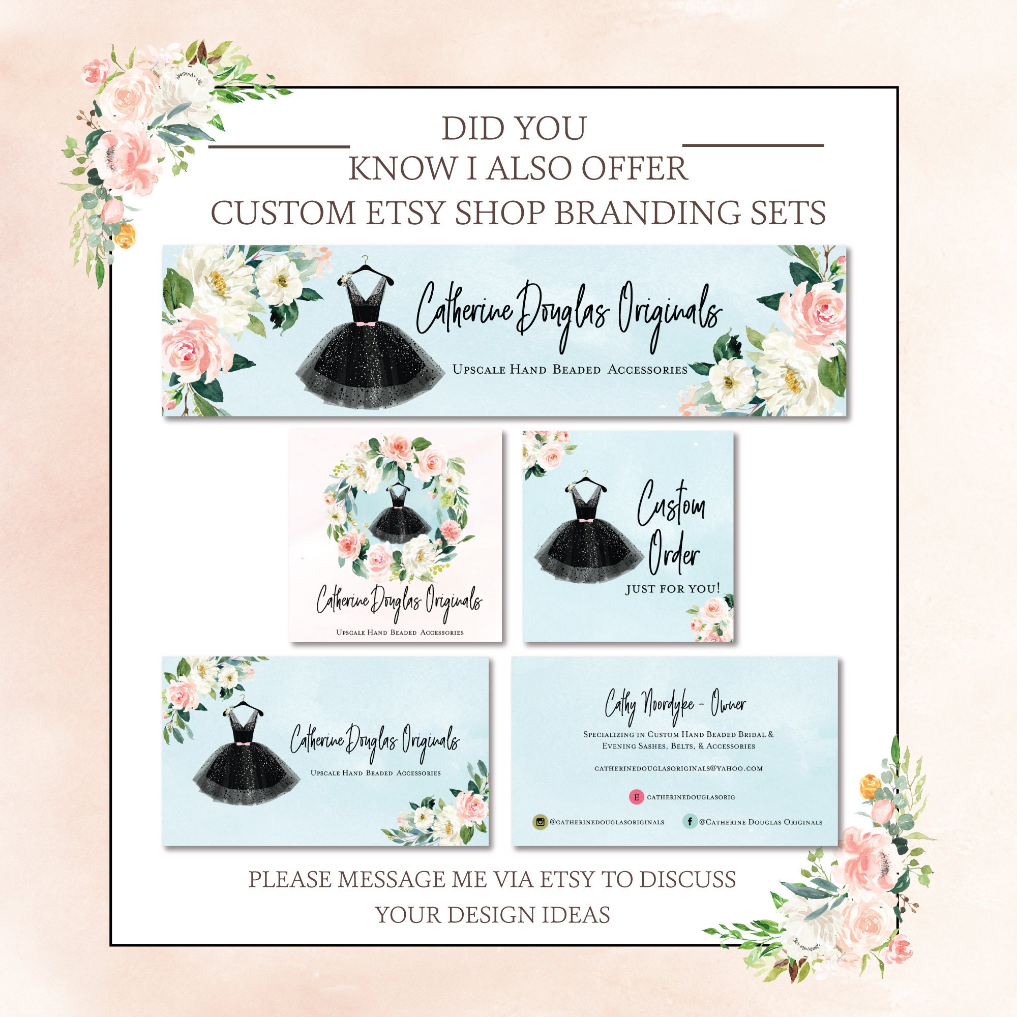 Etsy Branding Kit Etsy Shop Set Modern Etsy Shop Set Etsy | Etsy