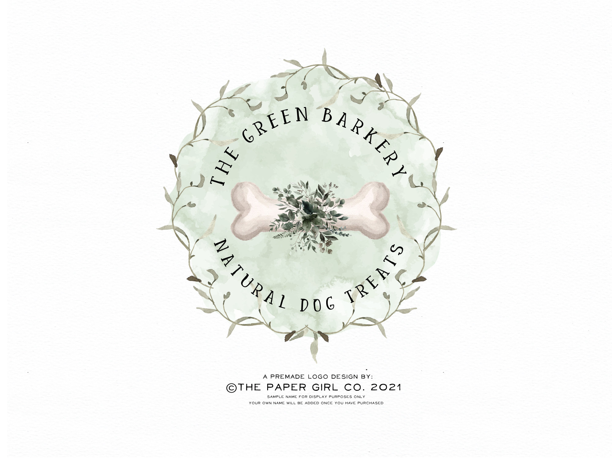 Dog Bone Logo Dog Logo Design Pet Logo Dog Bakery Logo - Etsy