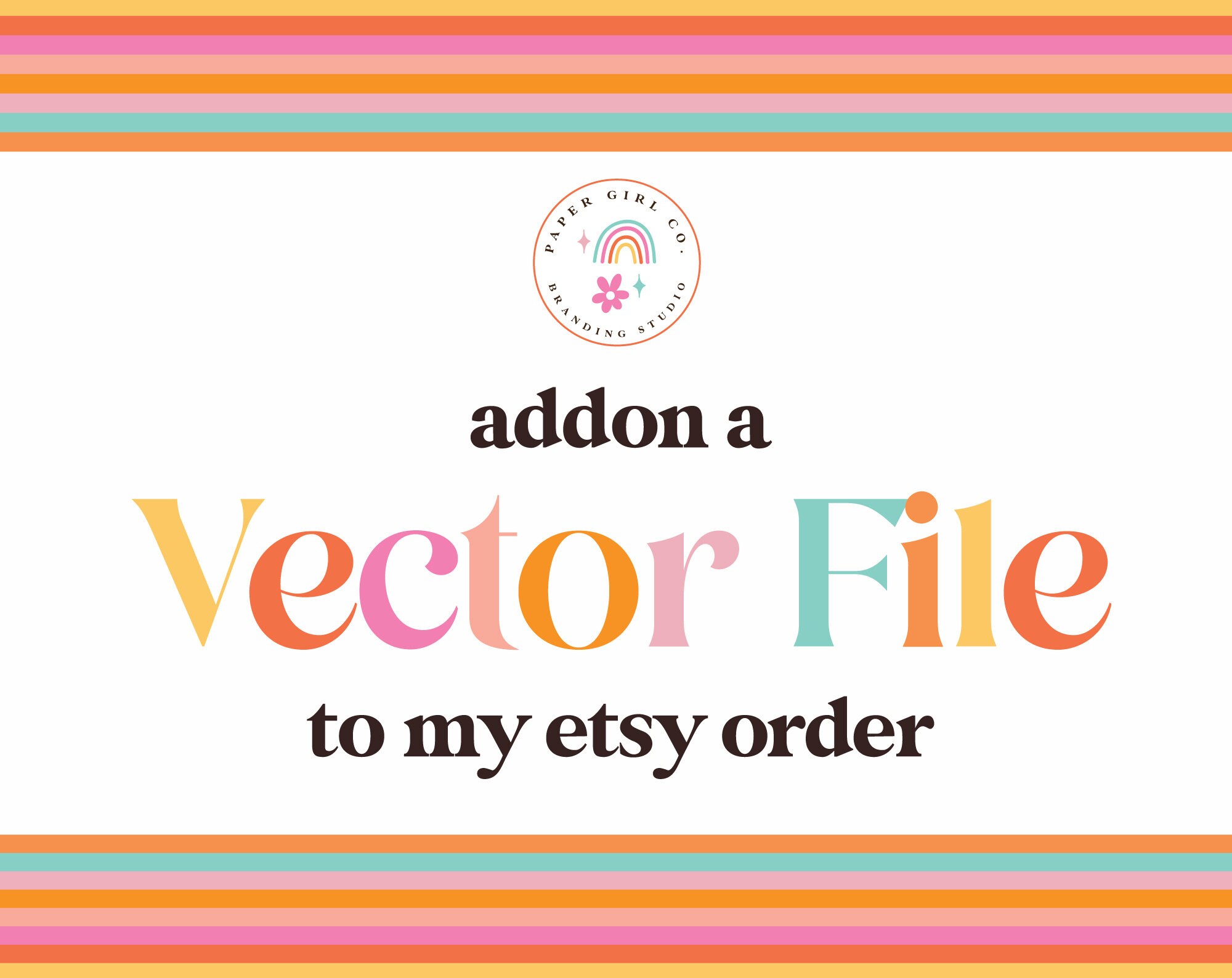 Vector File Add On | Etsy