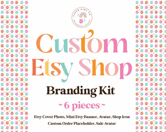 Etsy Shop Banner Set Custom Etsy Cover Photo Etsy Branding - Etsy