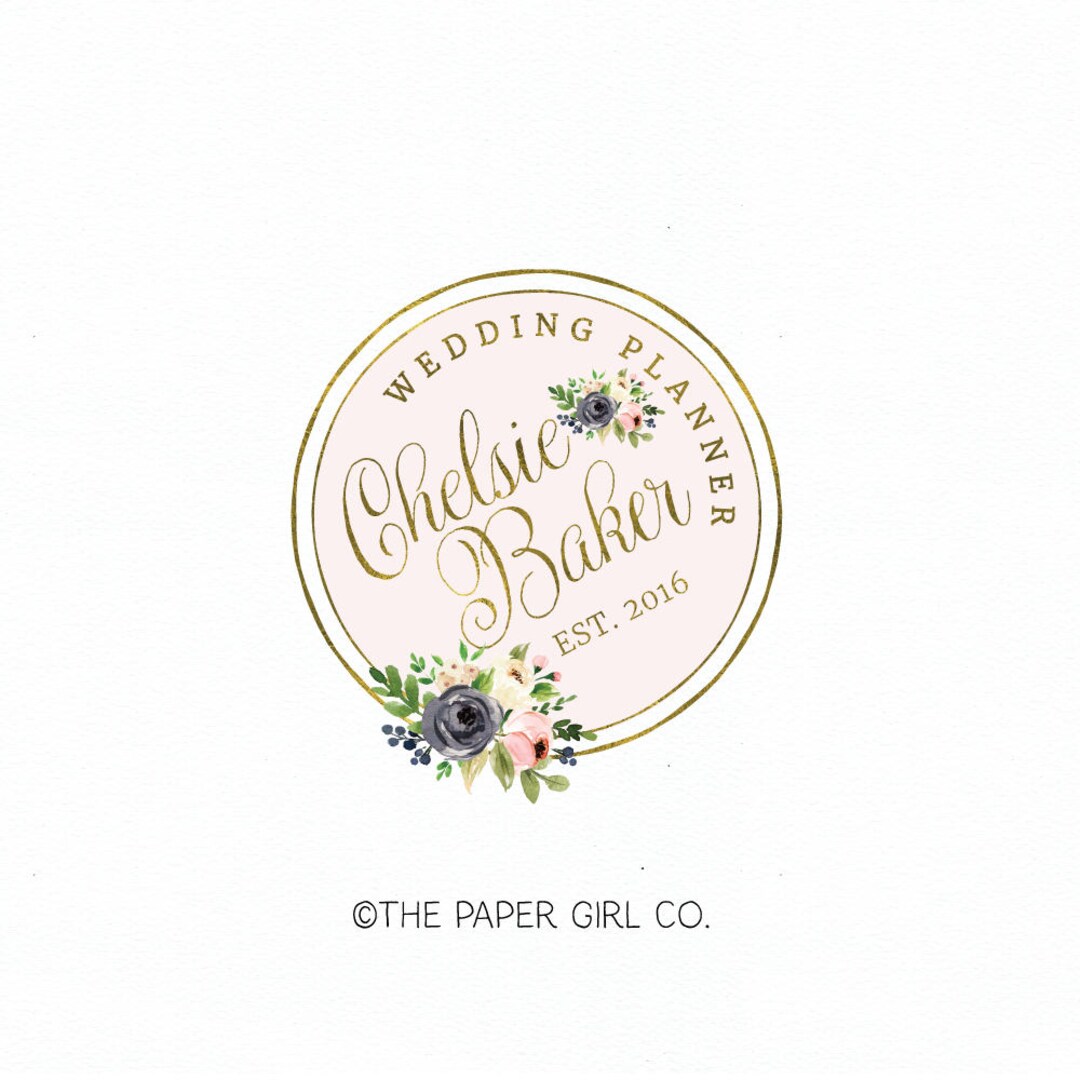 Wedding Planner Logo Event Planner Logo Photography Logo Premade ...
