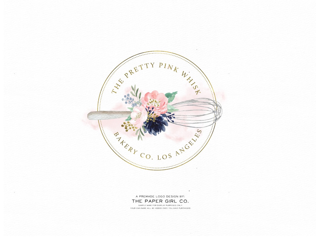 WHISK LOGO, Baking Logo Design, Bakery Logo, Branding Package ...