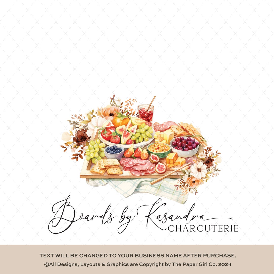 Cheese Board Logo | Custom Logo | Grill Gift | Charcuterie Boards ...