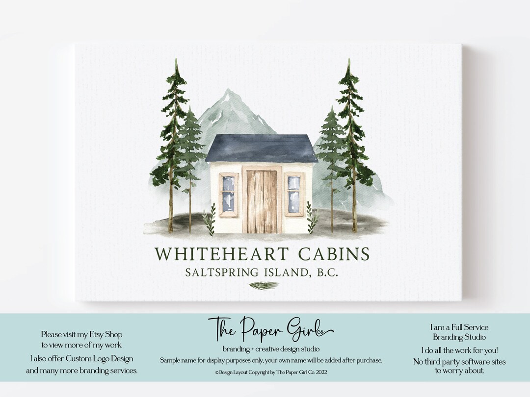 Barn Logo, Farmhouse Logo, White Barn Logo, Logo Design, Premade Logo ...