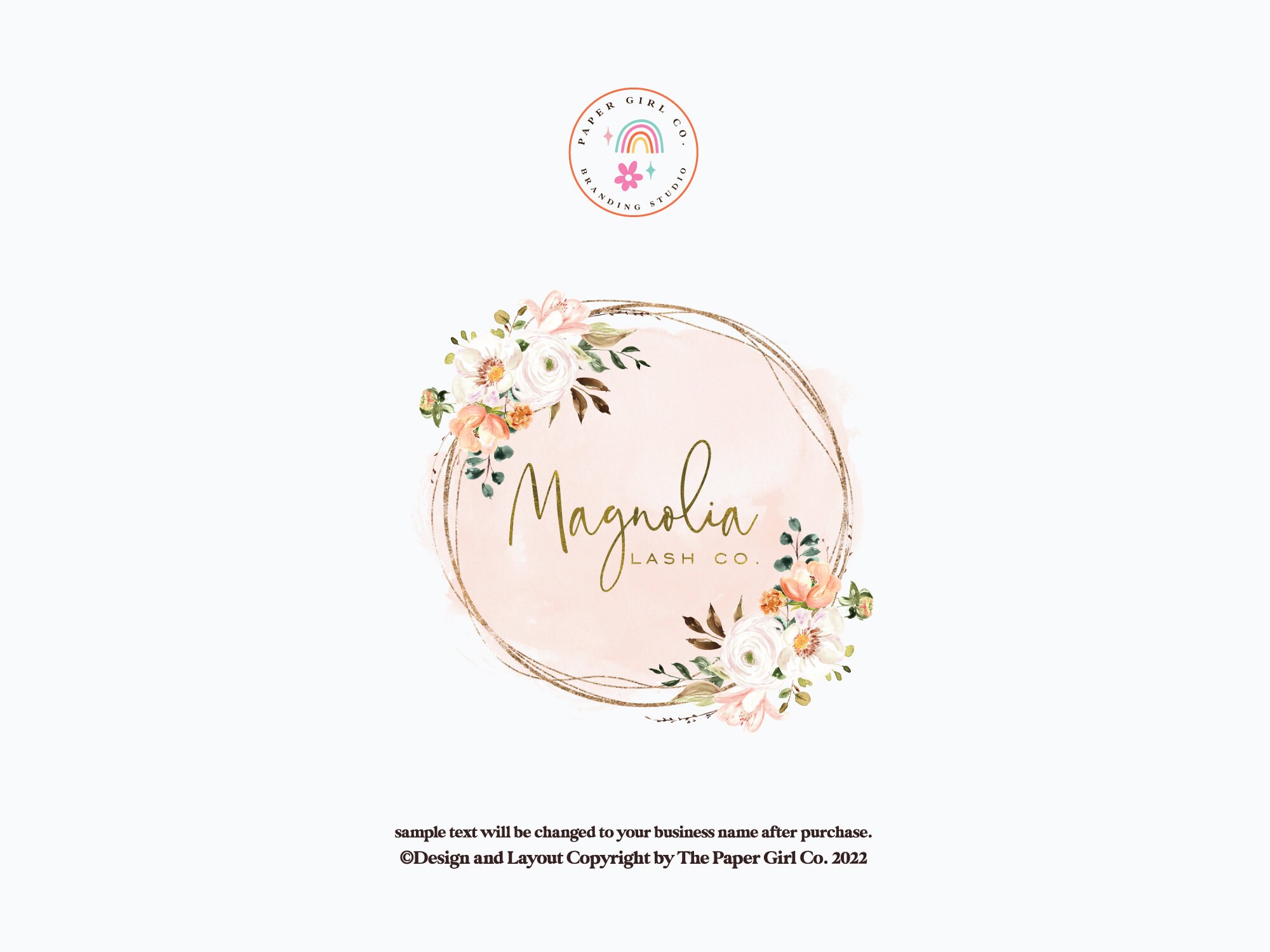Magnolia Logo Nature Logo Flower Logo Premade Logo Design | Etsy