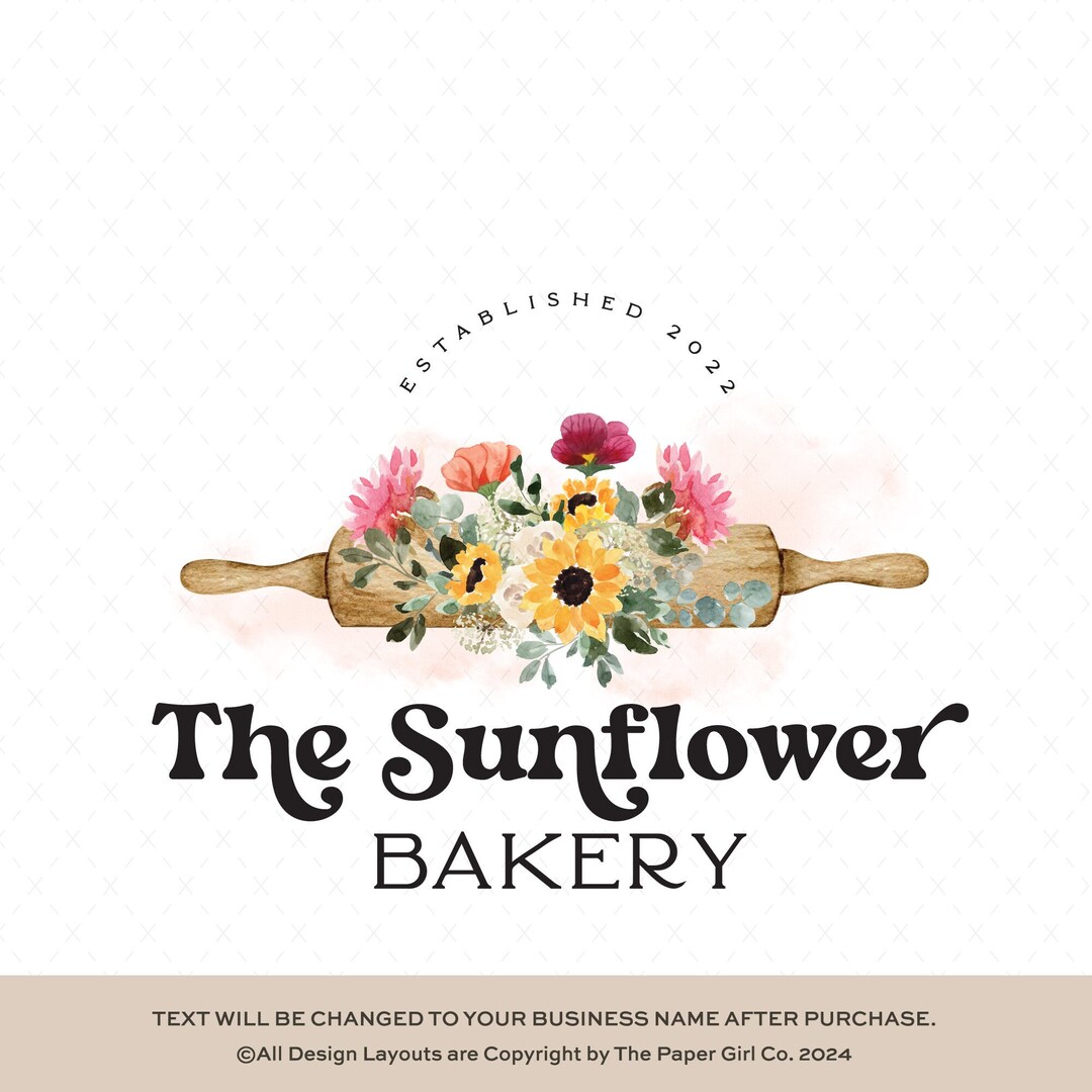 Bakery Logo | Kitchen Logo | Baking Branding Kit | Cake Shop Logo ...