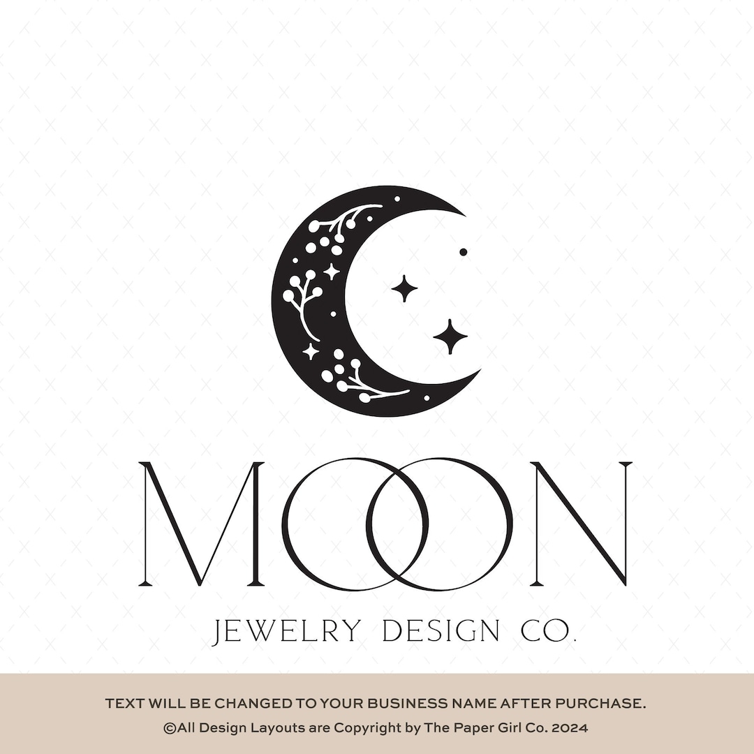 Magic Logo | Gypsy Logo | Branding Kit | Moon Logo | Mystical Logo ...