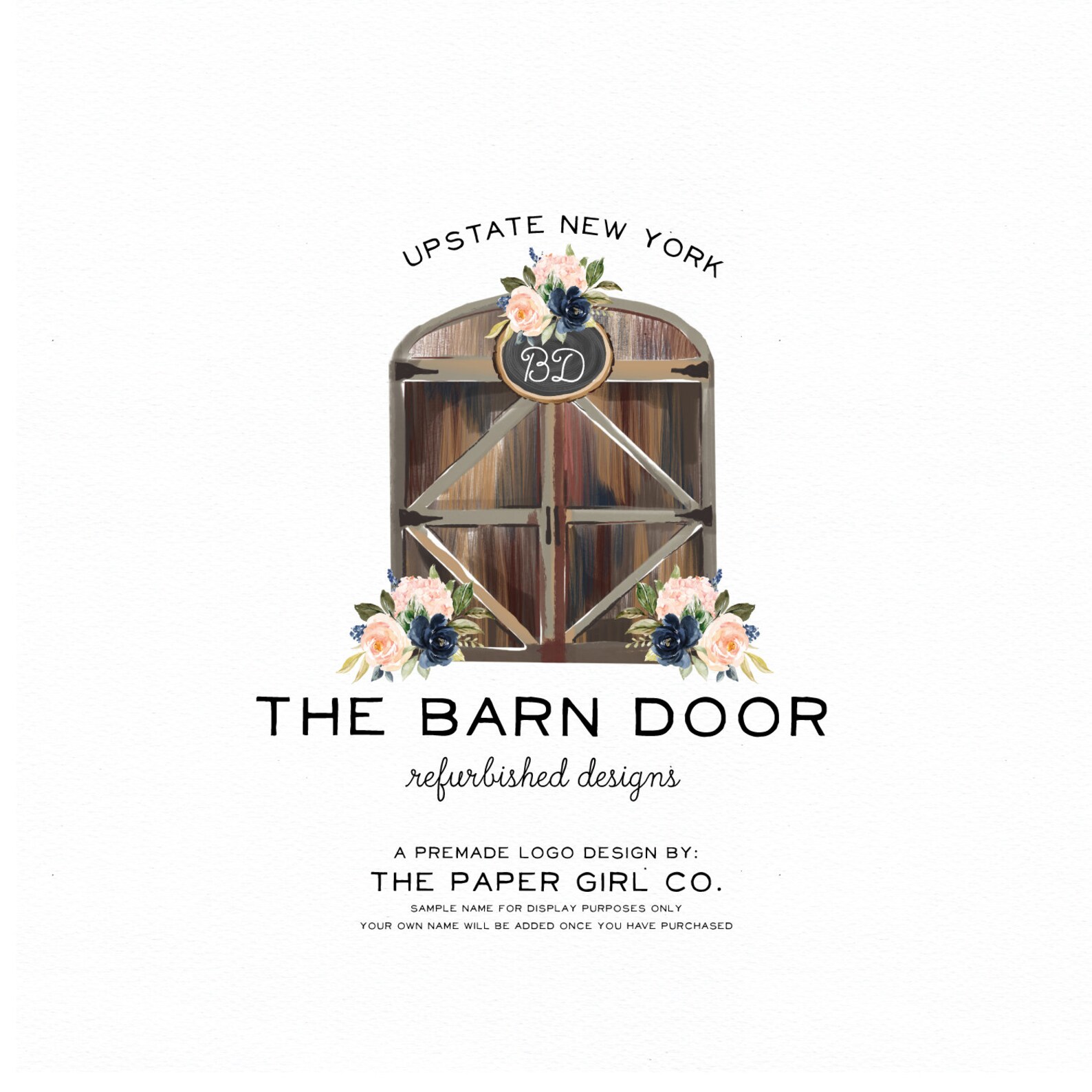 Barn Door Logo Garden Gate Logo Premade Logo Photography - Etsy