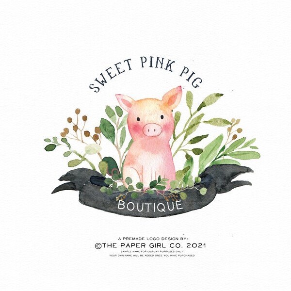 Show Pig Logo Design - Etsy