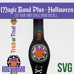 Magic Band Plus - Minnie Halloween Decal Download - SVG - Template for ...