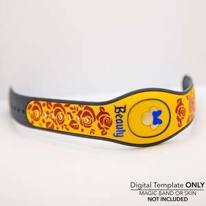 Magic Band Rose Decal Download SVG Template for Cricut - Etsy