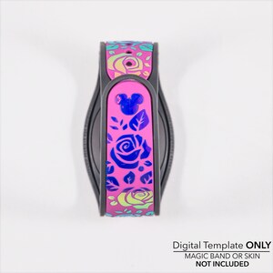 Magic Band Rose Decal Download SVG Template for Cricut - Etsy