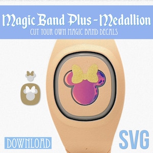 Magic Band Plus - Minnie Medallion Decal Download - SVG - Template for ...