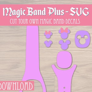 Magic Band Plus Decal Download - SVG - Template for Cricut - Etsy