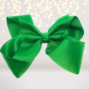 Personalized 8 Inch Girls Basic Gross Grain Hair Bow Large - Etsy