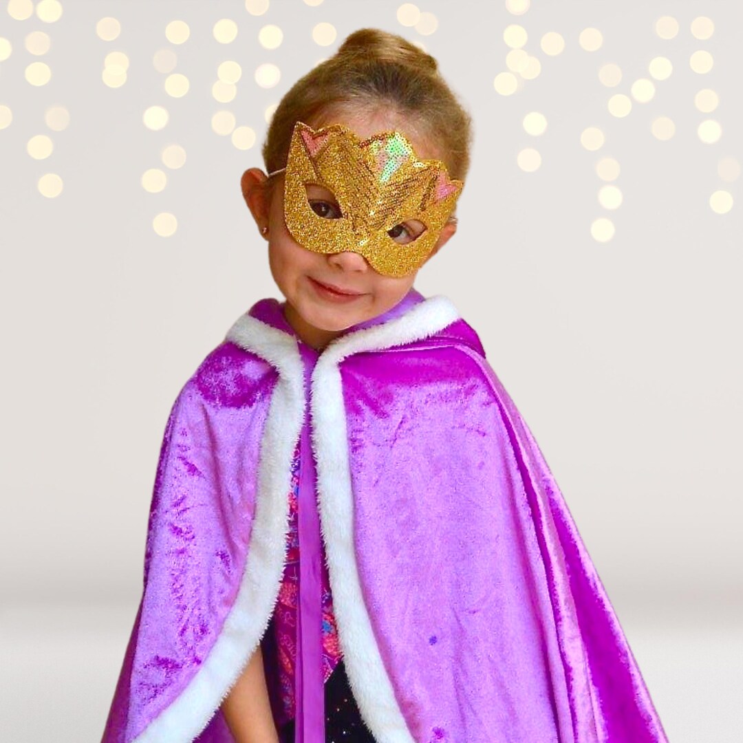Kids Golden Masquerade Mask, Golden Bird Mask, Golden Animal Mask ...