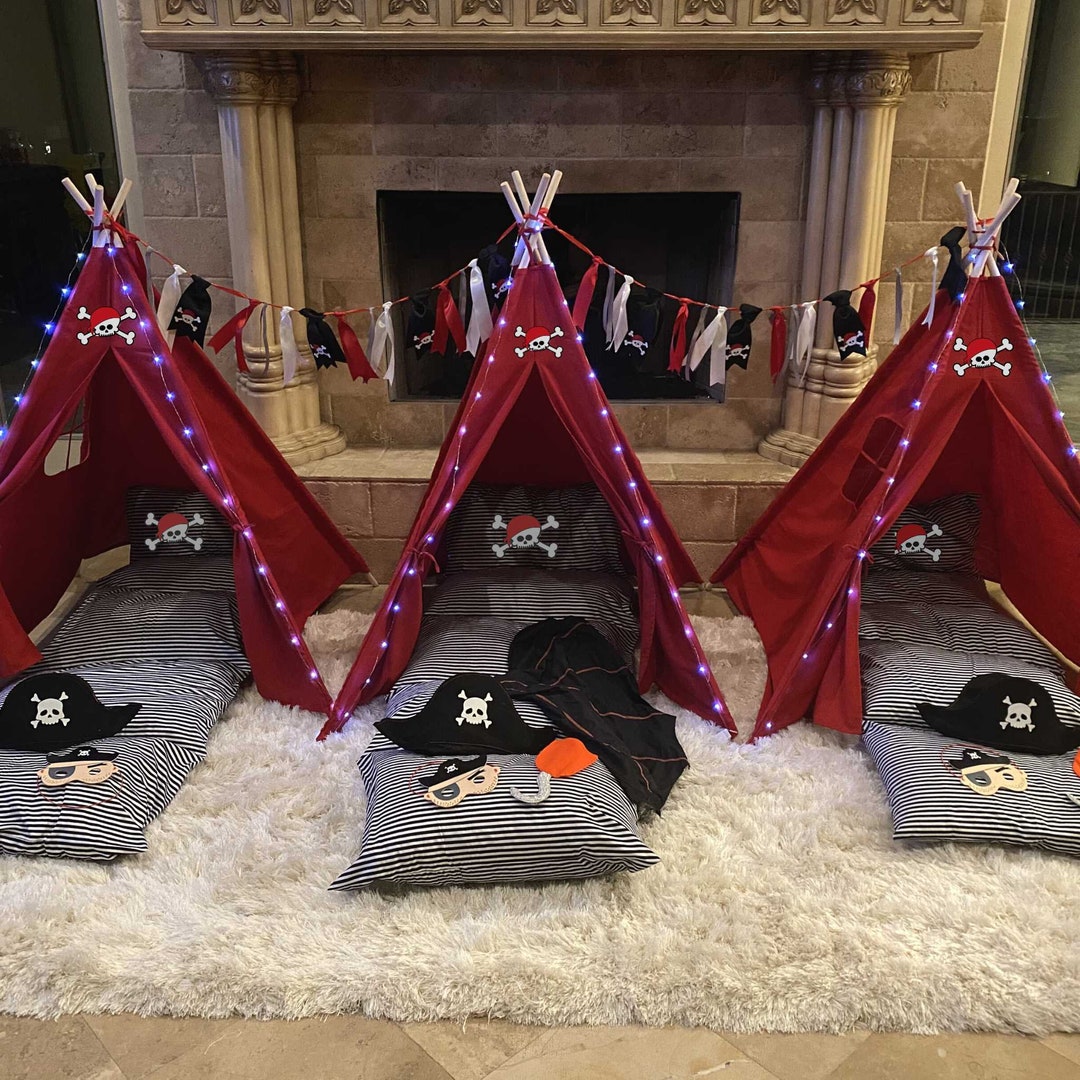 Pirate Sleepover Tent Party Kit, Pirate Slumber Party Set - Etsy