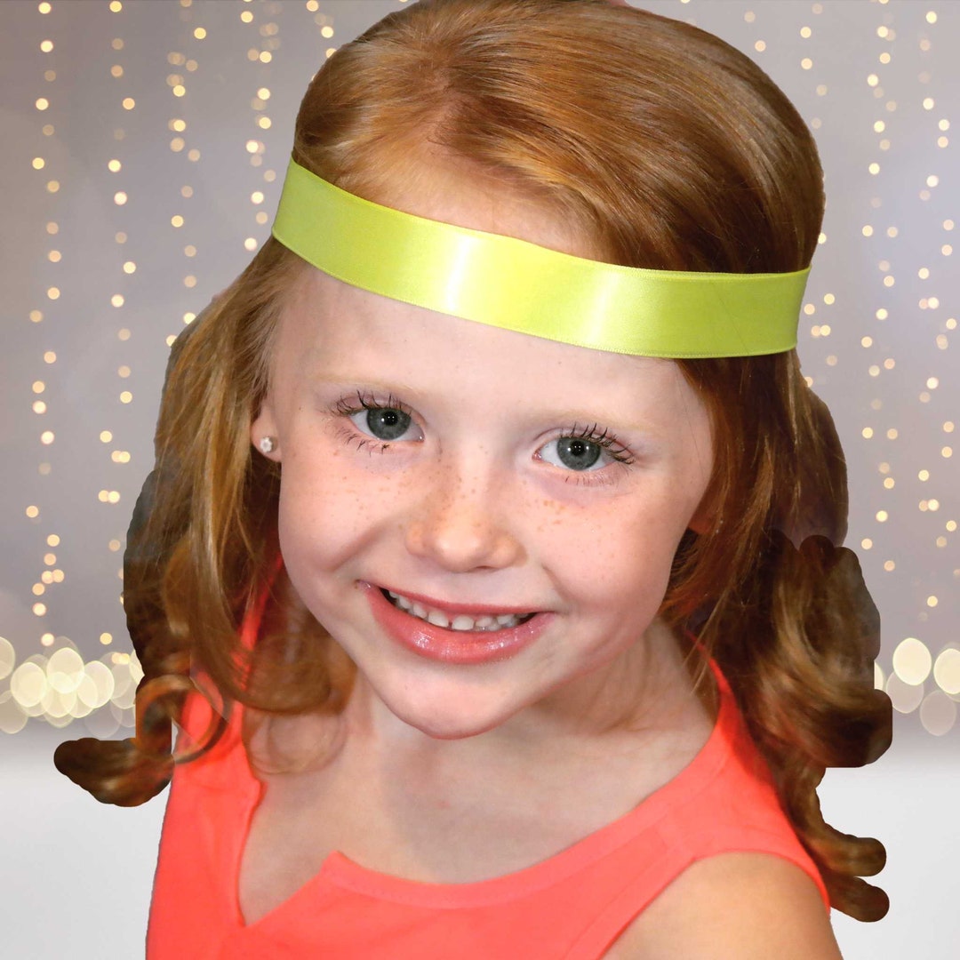 Personalized Satin Ribbon Headband Monogrammed Ribbon - Etsy