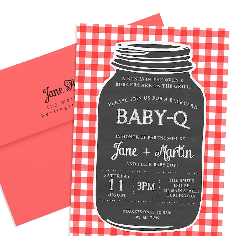 Chalkboard Invites - Etsy