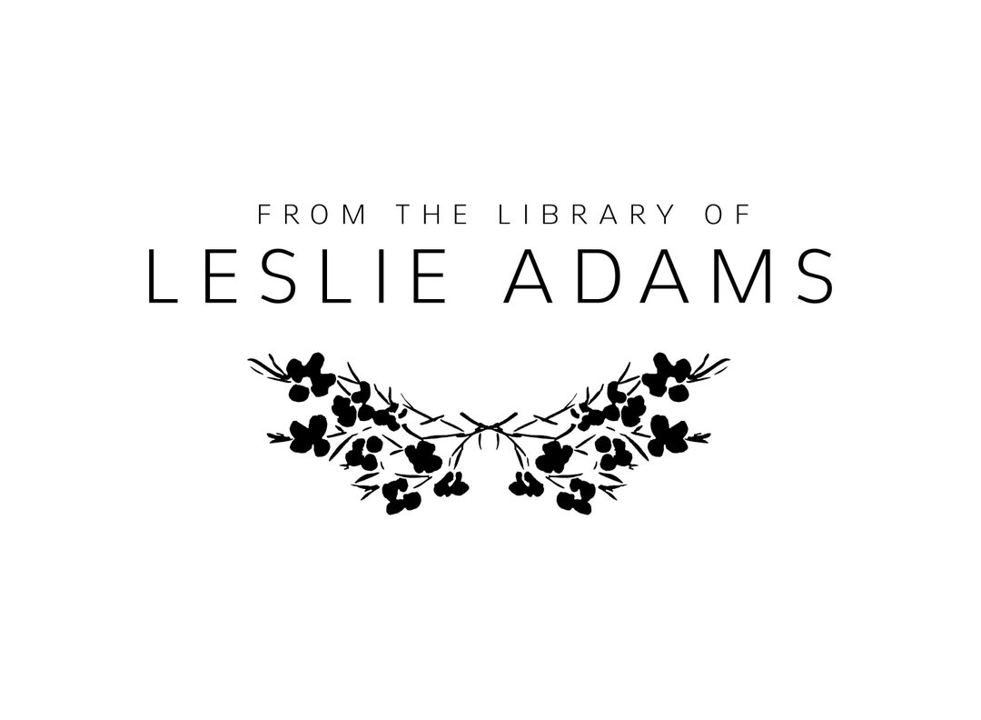 Library Stamp Personal Library Stamp From the Library of - Etsy