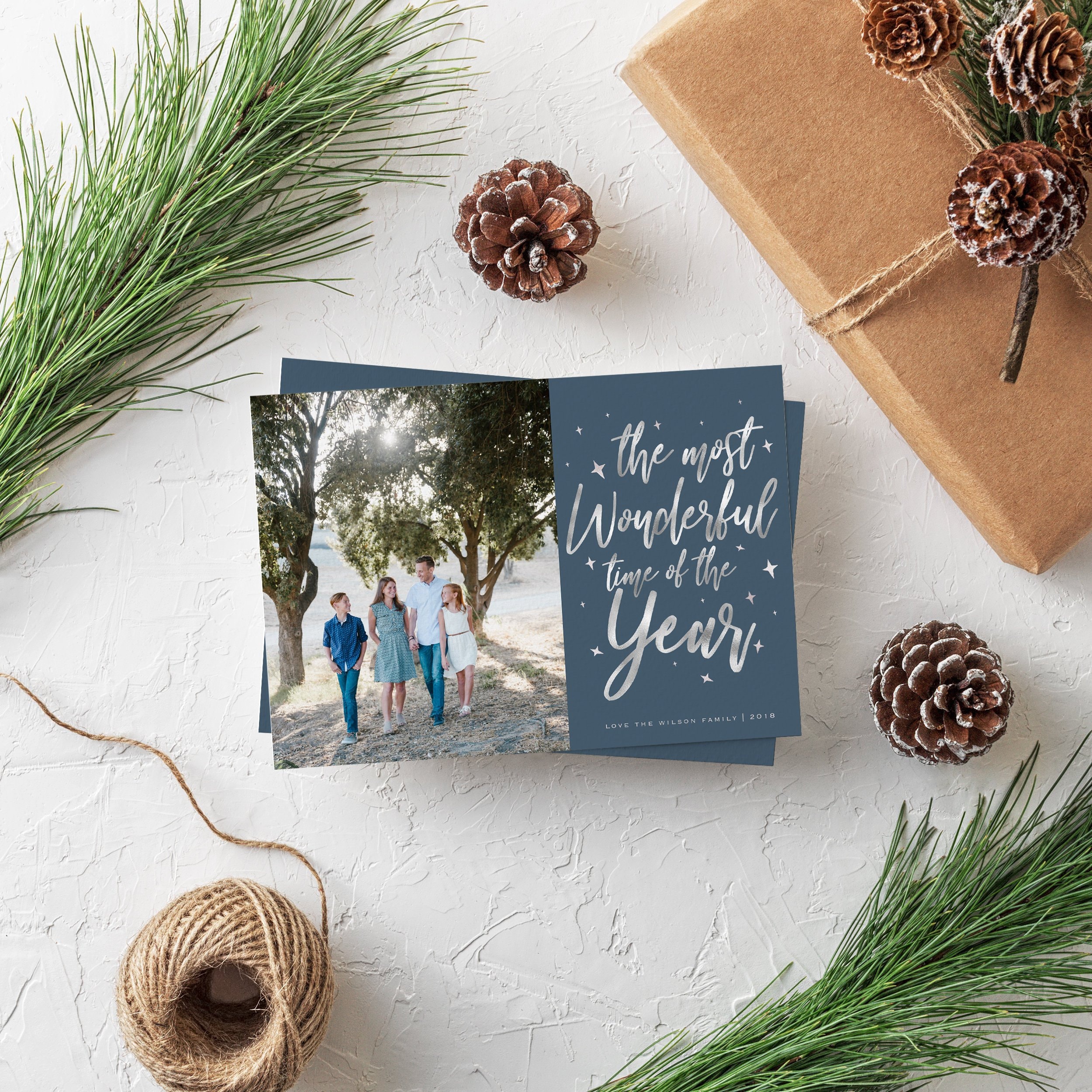 Family Christmas Card Photo Holiday Card Personalized | Etsy