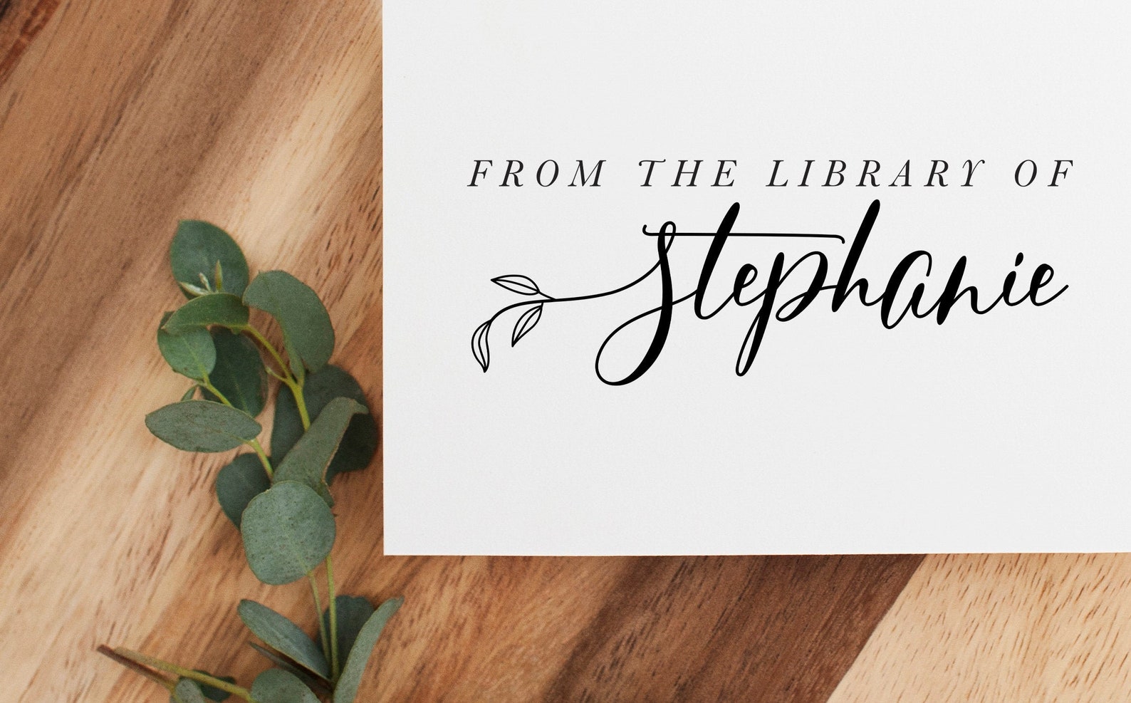 Library Stamp Personal Library Stamp From the Library of - Etsy