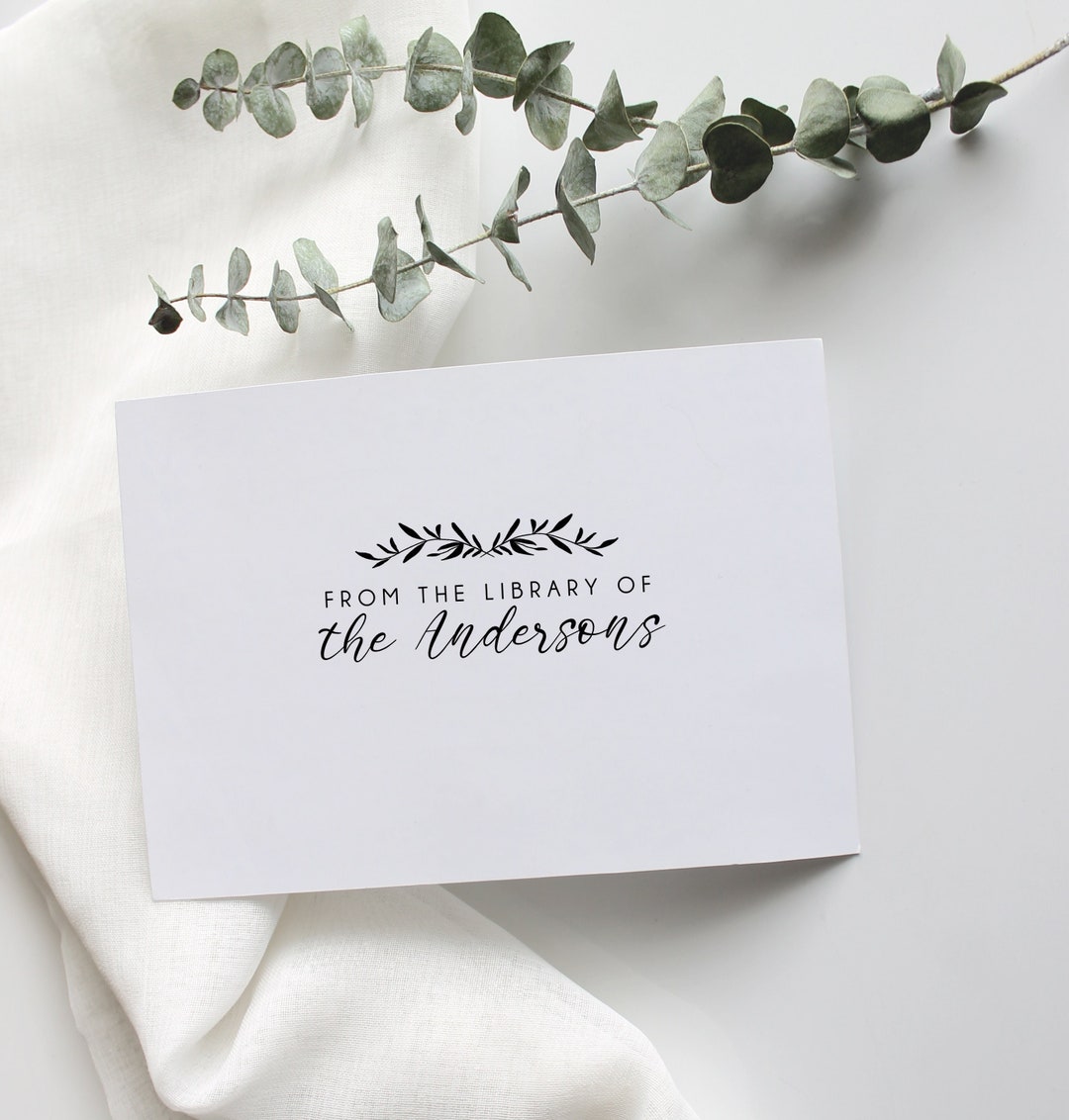 Library Stamp, Personal Library Stamp, From the Library of Stamp, Book ...