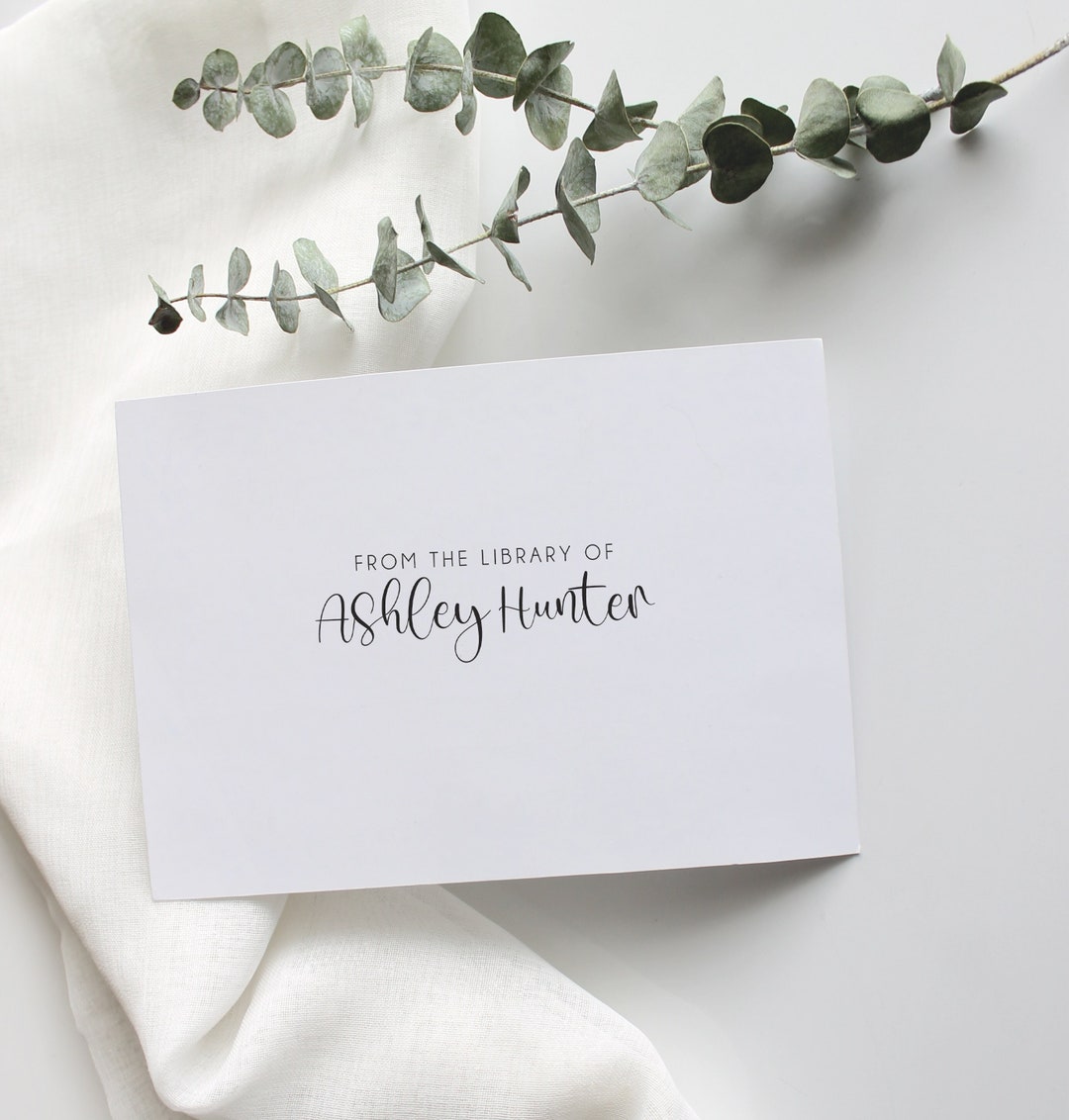 Library Stamp, Personal Library Stamp, From the Library of Stamp, Book ...