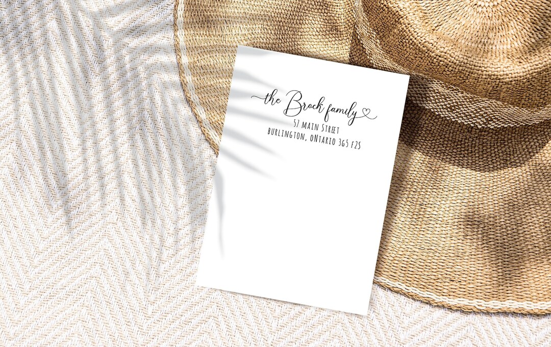 Monogram Return Address Stamp: Custom Self Inking Stamp (57x21mm) - Etsy