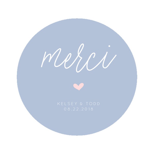 Merci Stickers - Etsy