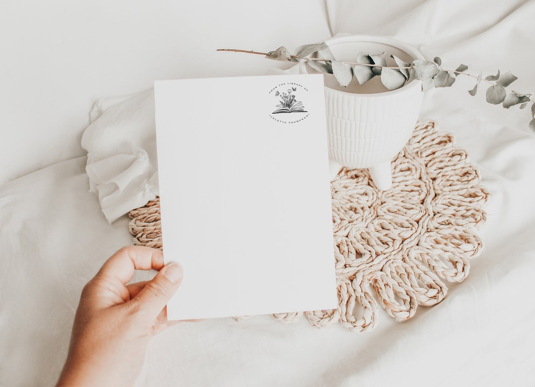 Round Library Stamp, Personal Library Stamp, From the Library of Stamp ...