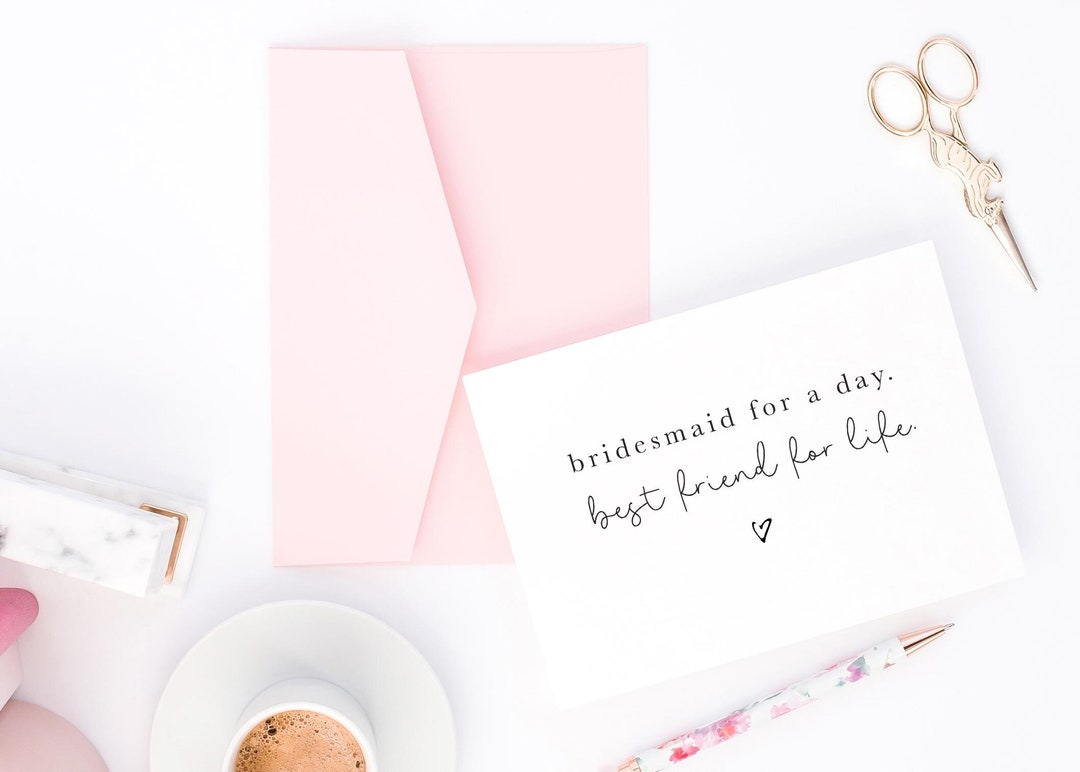 Will You Be My Bridesmaid, Best Friend Wedding Party Proposal ...