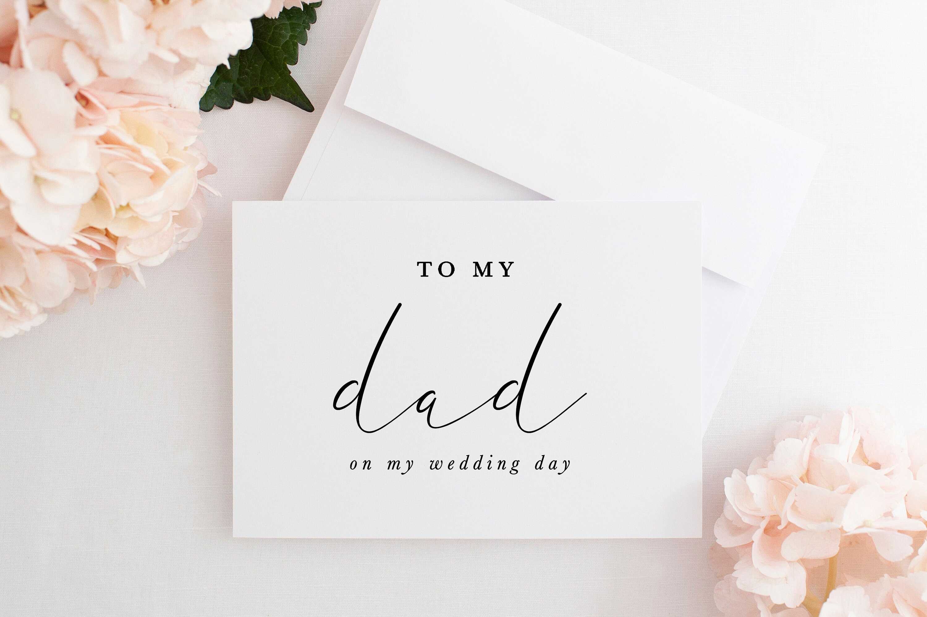 To My Dad On my Wedding Day Card To My Dad Card Wedding Day | Etsy
