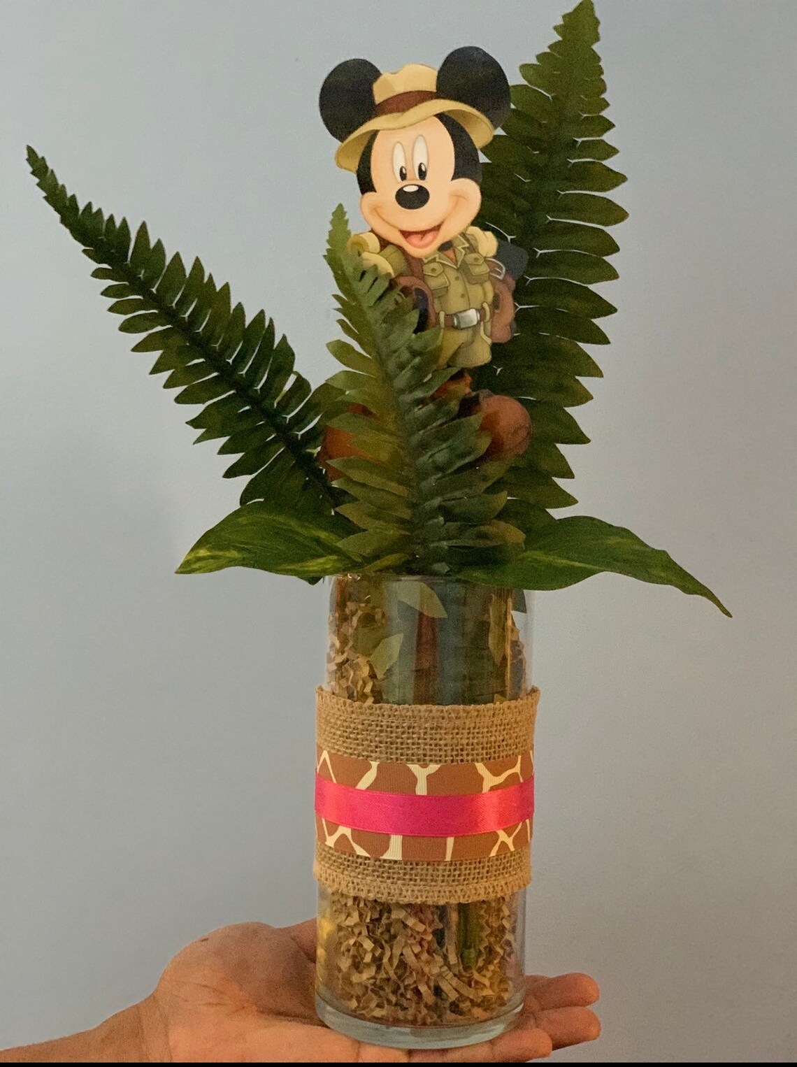 Mickey Mouse Safari Centerpice - Etsy