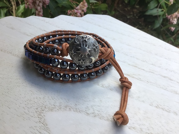 Hematite wrap bracelet store