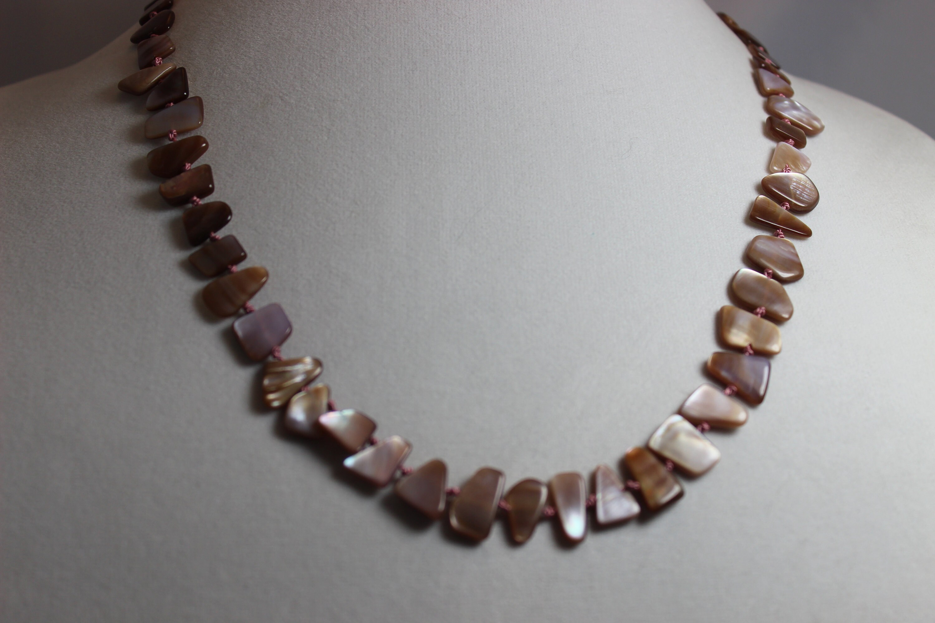 Pink Seashell Necklace Natural Shell Jewelry - Etsy Ireland